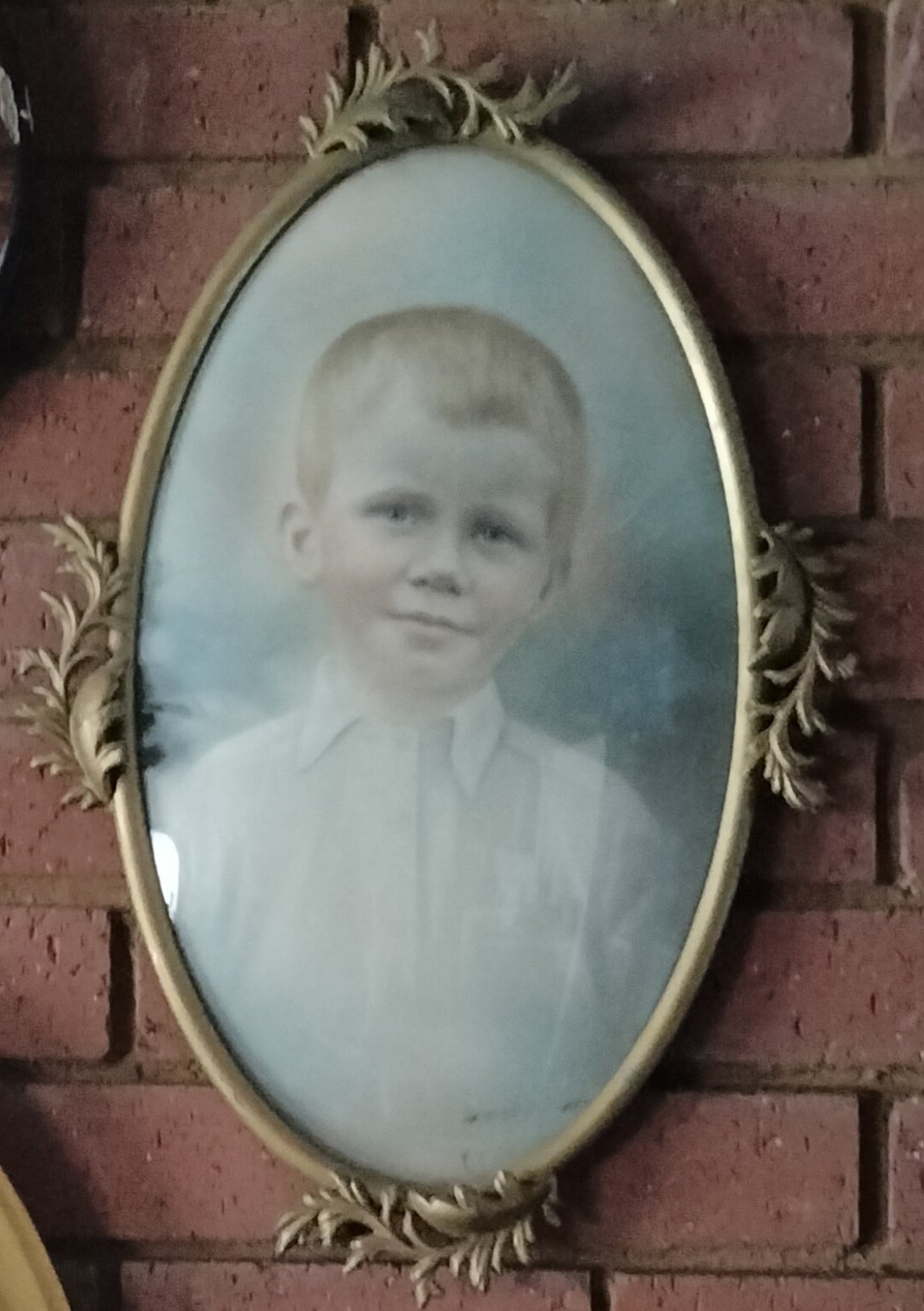 25. Metal framed hand-coloured photograph of unknown boy via Carol Hardijzer.jpg | The Heritage ...